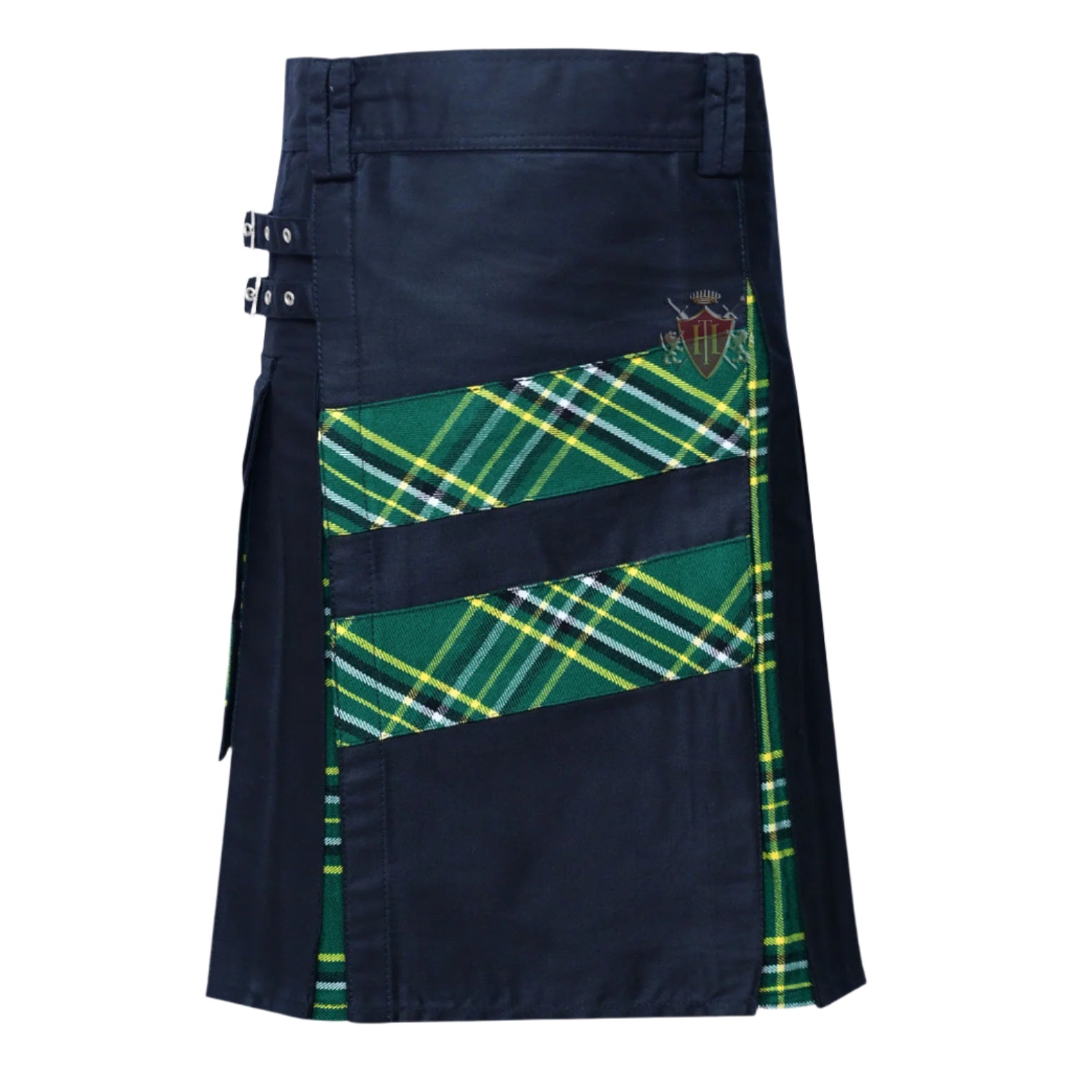Men's Modern Irish National Dark Hybrid Kilt – Tartan Heritage