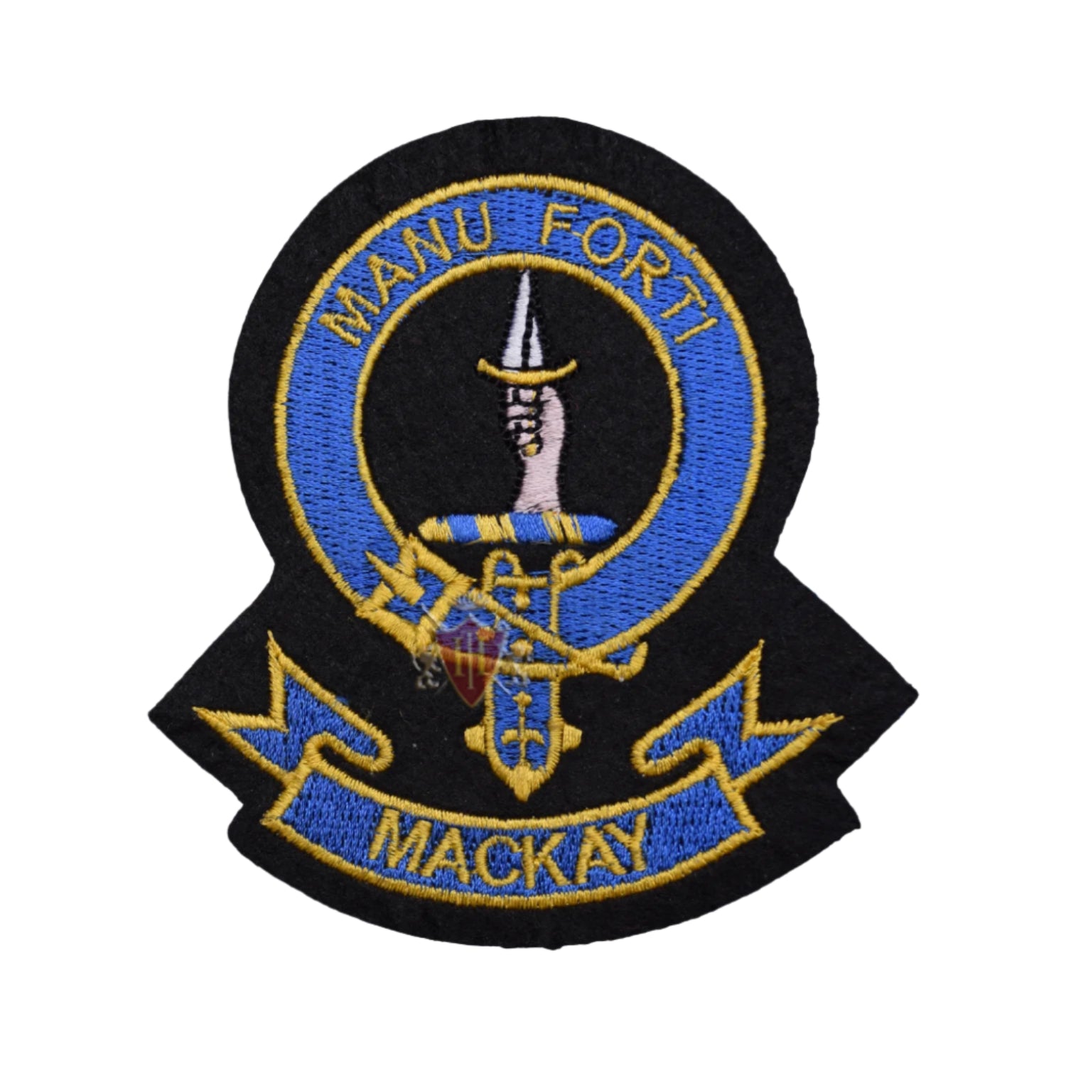 Mackay Manu Forti Clan Badge Tartan Heritage mackay-manu-forti-clan-badge-tartan-heritage