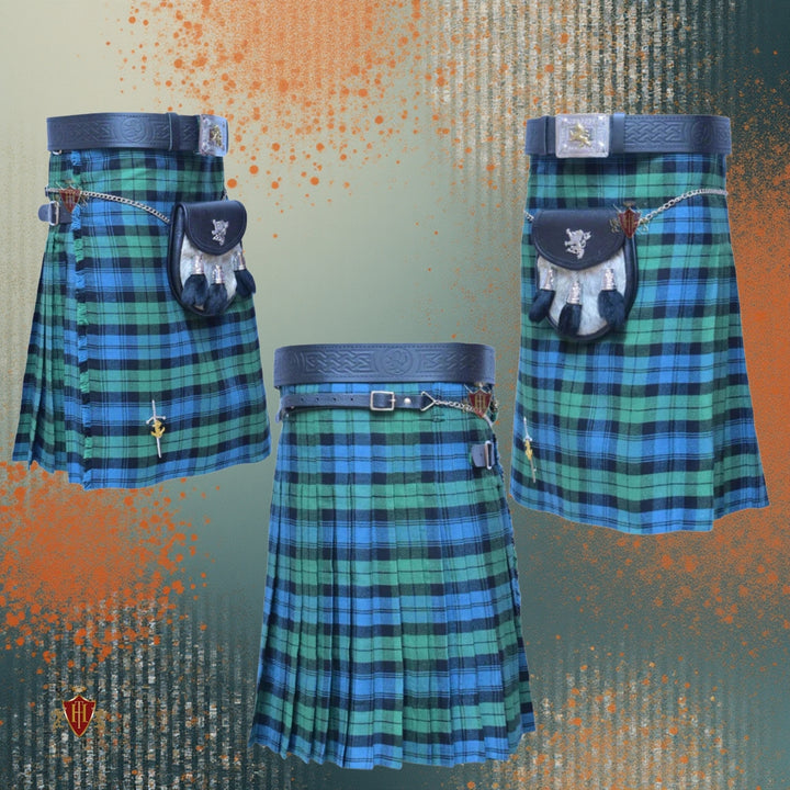 Men’s Campbell Ancient Tartan Kilt – Tartan Heritage