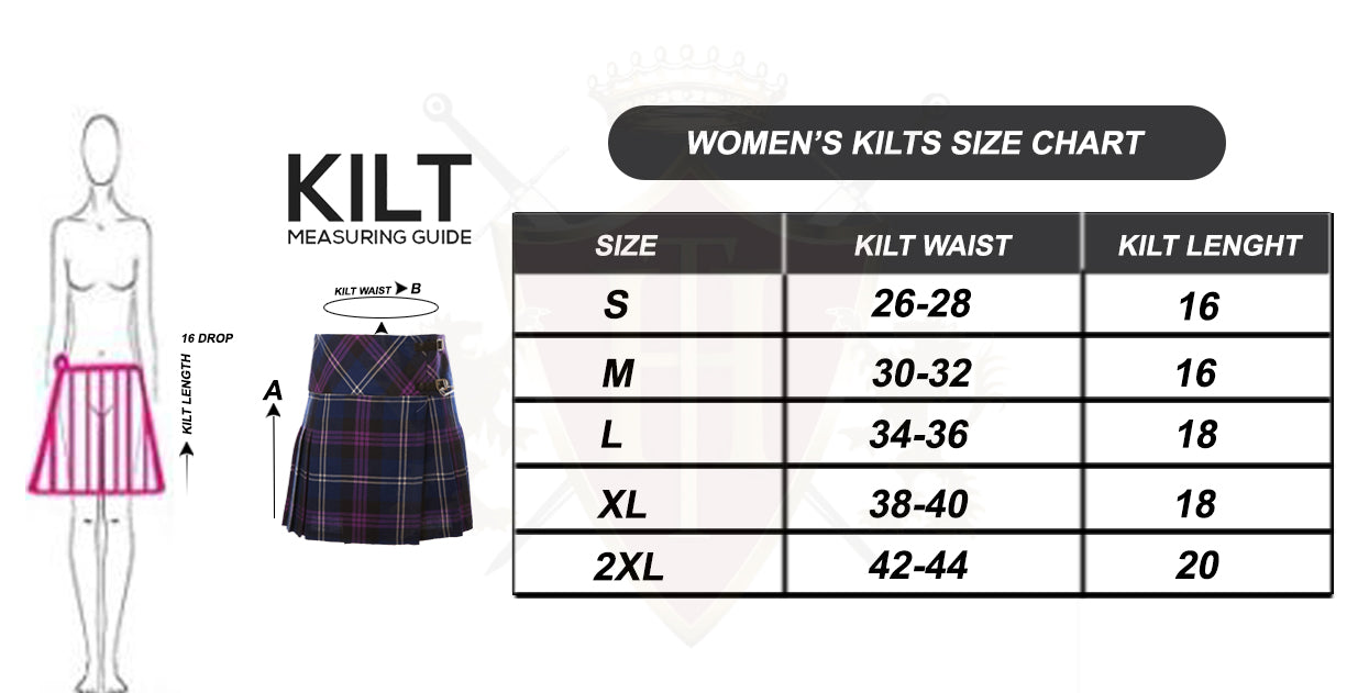 Pride of Scotland Women's Hybrid Tartan Kilt – Tartan Heritage